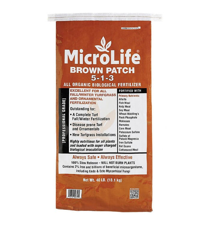 MicroLife Brown Patch - 40 Pound Bag – Antique Rose Emporium - Clubs